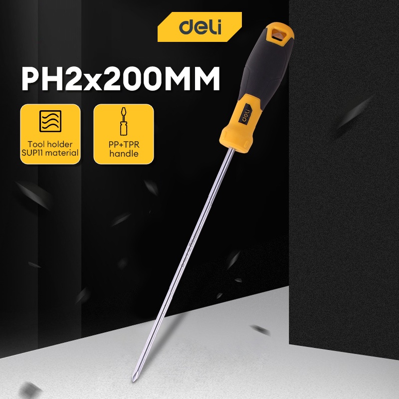 Deli Tools 1Pcs Precision Screwdriver Tool With TPR Handle DL636200 ...