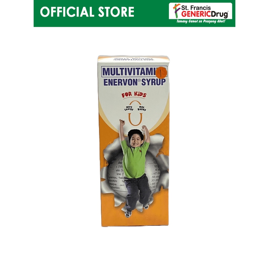 Enervon® Syrup for Kids 120 mL | Shopee Philippines