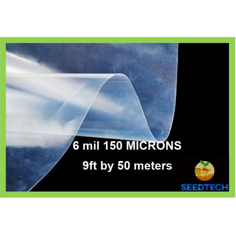 PROMO 50 meters (150 microns UV Plastic Sheet 10feet by 50 meters) 1 ...