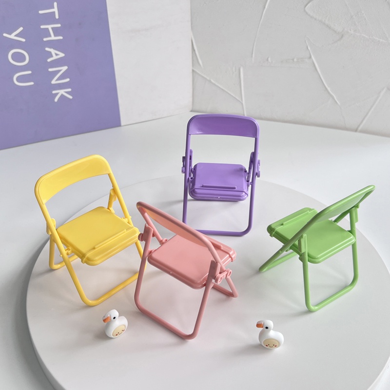 Universal Stand Adjustable Candy Color Chair Shape Foldable Tablet ...