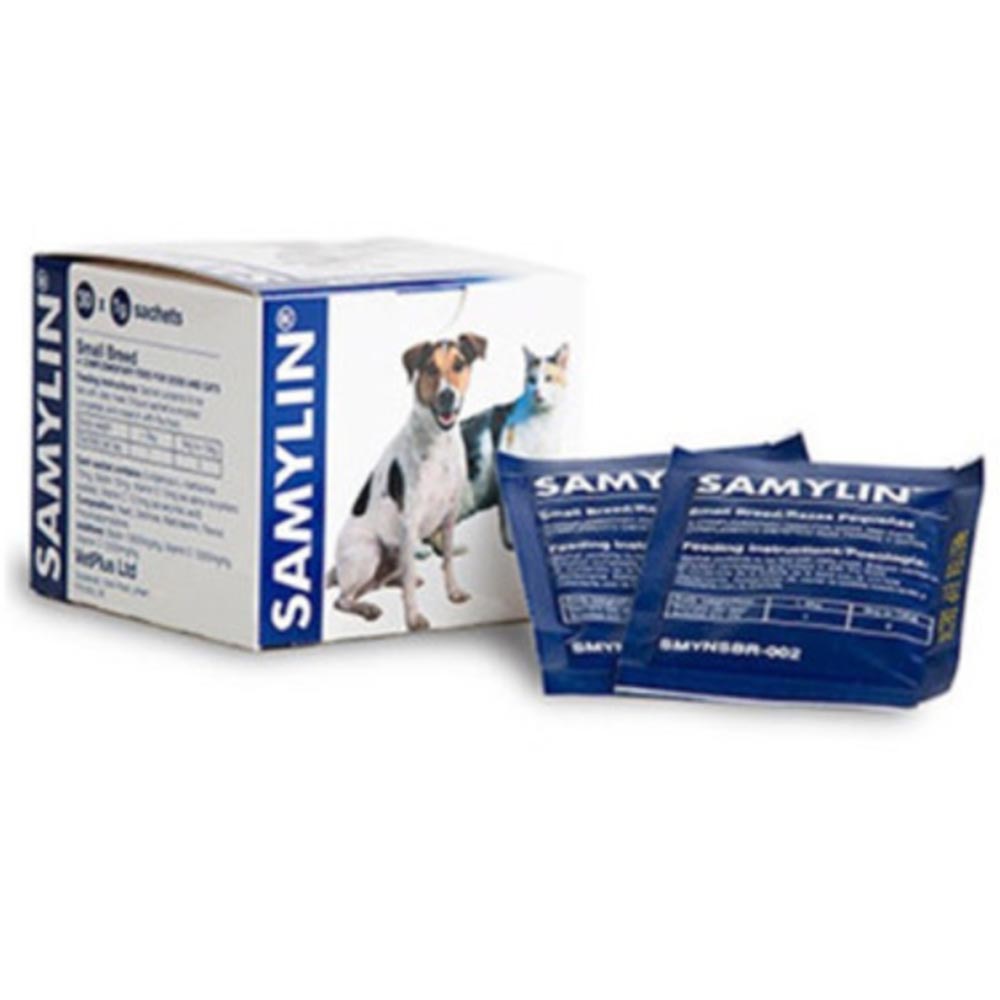 VetPlus Samylin Small Breed for Dogs & Cats 30 Tablets / Sachets ...
