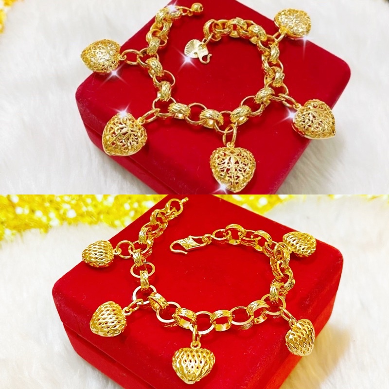 Love CANDY COP 916 HAND CHAIN (bangkok gold / Korean gold 24k) | Shopee ...
