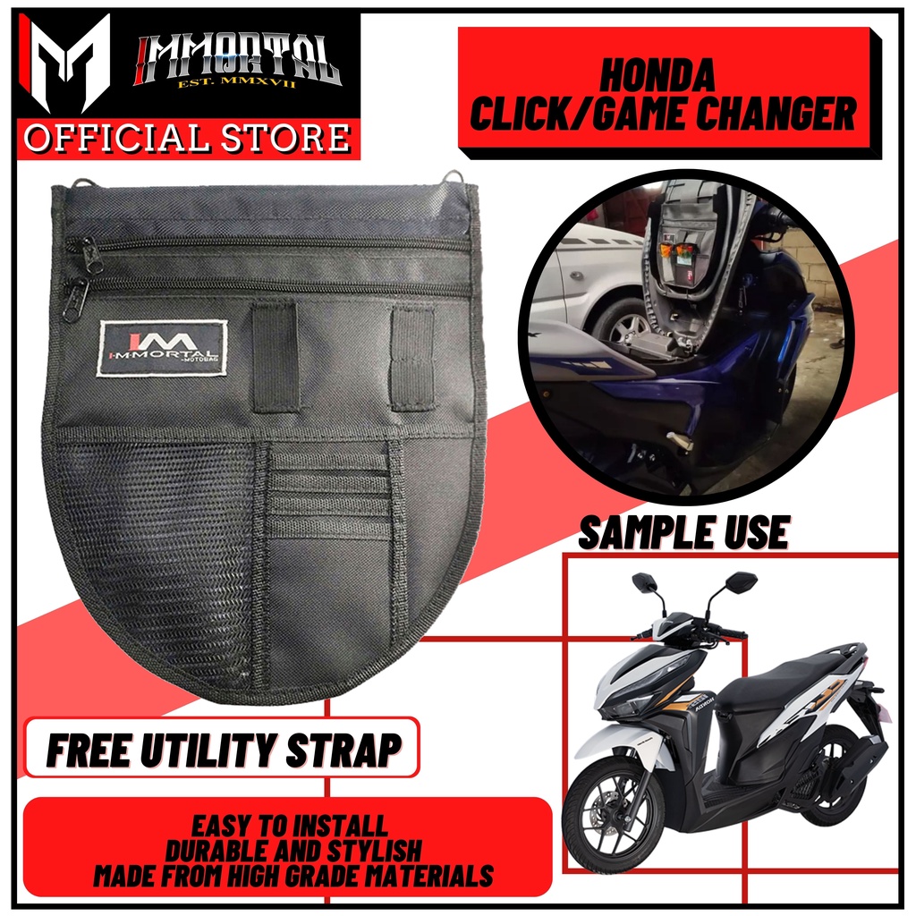 Underseat Organizer for Honda Click/Game Changer | with free immortal ...