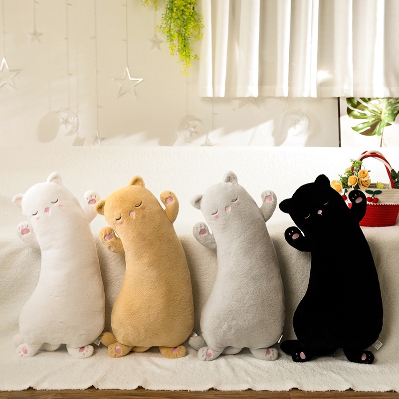 Japanese-style cute cat plush toy cartoon cat stuffed toy girl sleeping ...