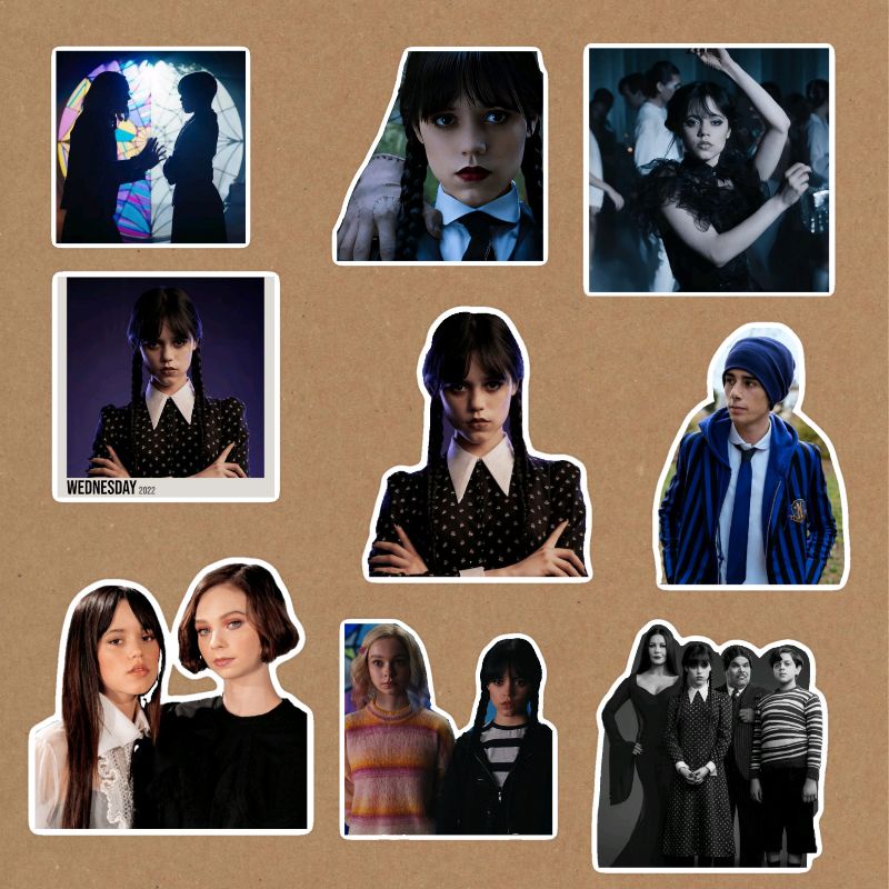 Wednesday Addams Laminated VINYL Waterproof Sticker | Shopee Philippines