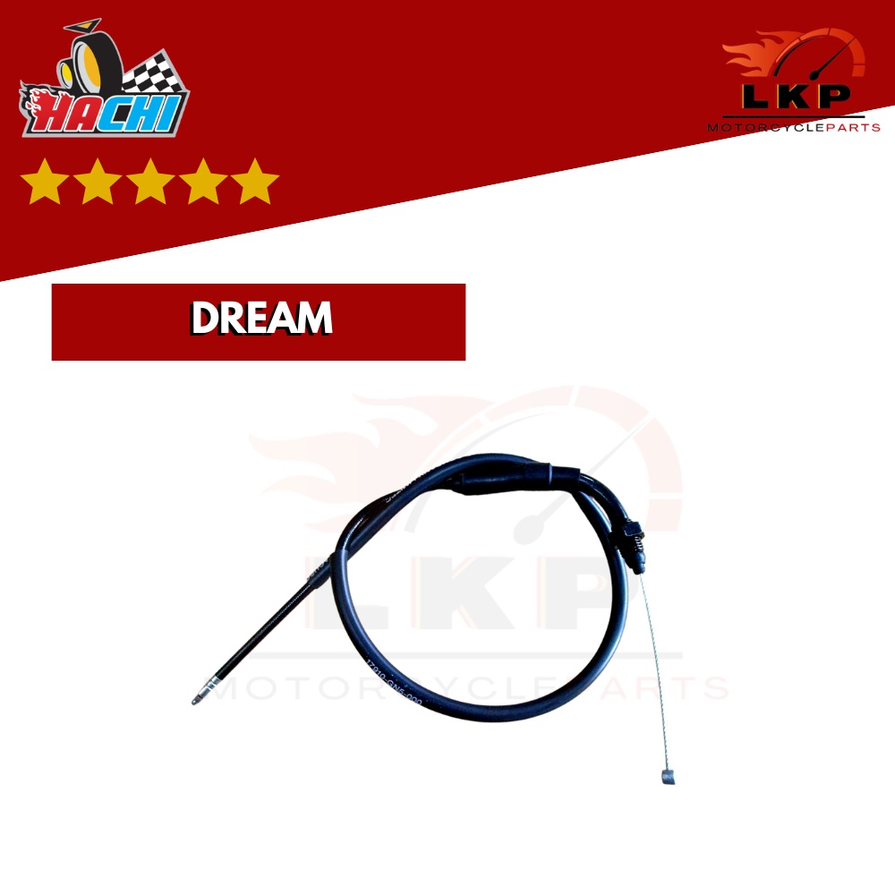 HACHI MOTORCYCLE THROTTLE CABLE DREAM / TMX / WAVE110 / CT100 ...