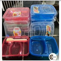 Sunnyware Bento Box/ Lunch Box Plastic /Baunan(RANDOM COLOR) | Shopee ...