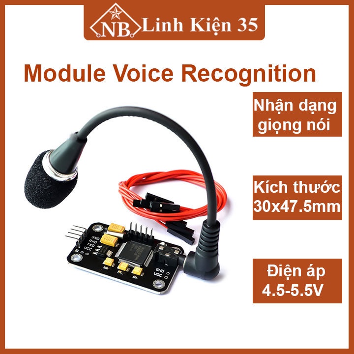 SpeakRecognitionVoiceRecognition Voice Recognition Module (5V UART ...
