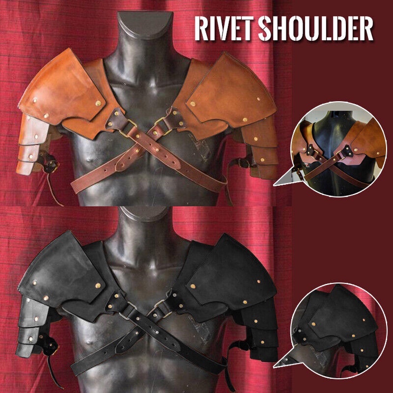 Medieval Shoulder Armor Gladiator Samurai Battle Knight Pauldrons ...