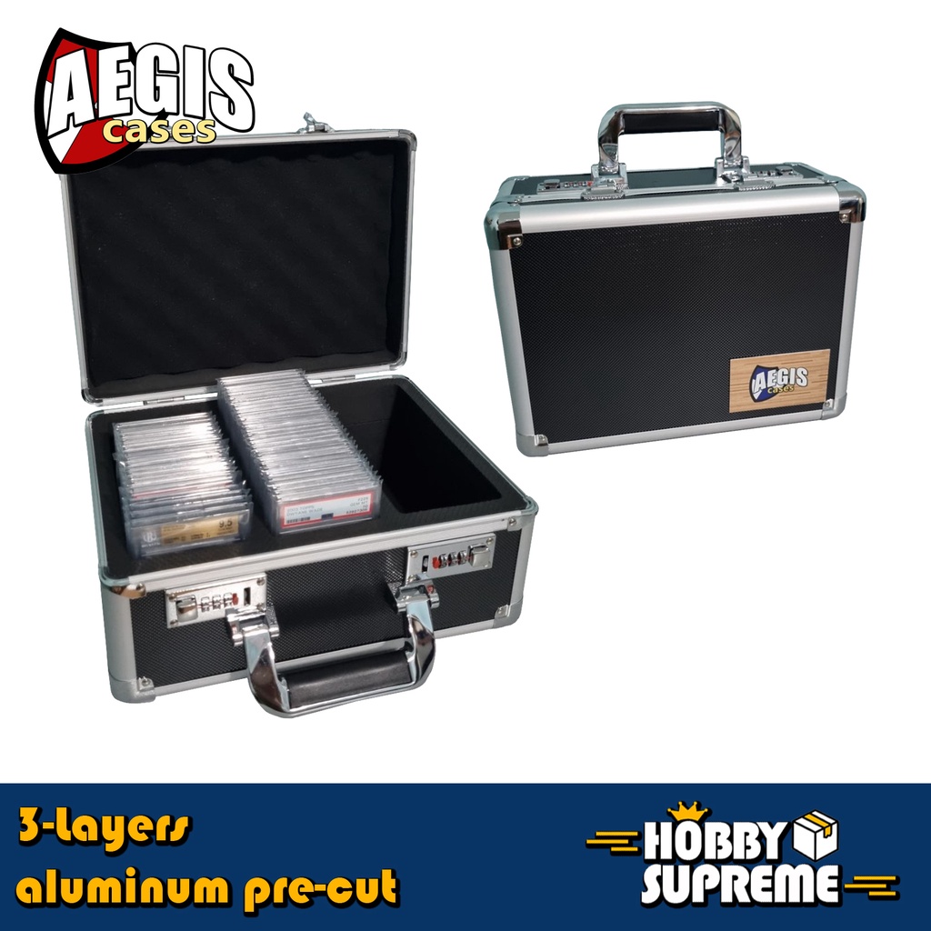 Aegis Card Storage Box 3-LAYERS PRE-CUT (For PSA, BGS, Toploader ...