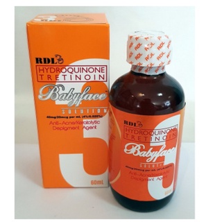 RDL 60ML BABY FACE #3 dark Skin Tone and Acne Remover | Shopee Philippines