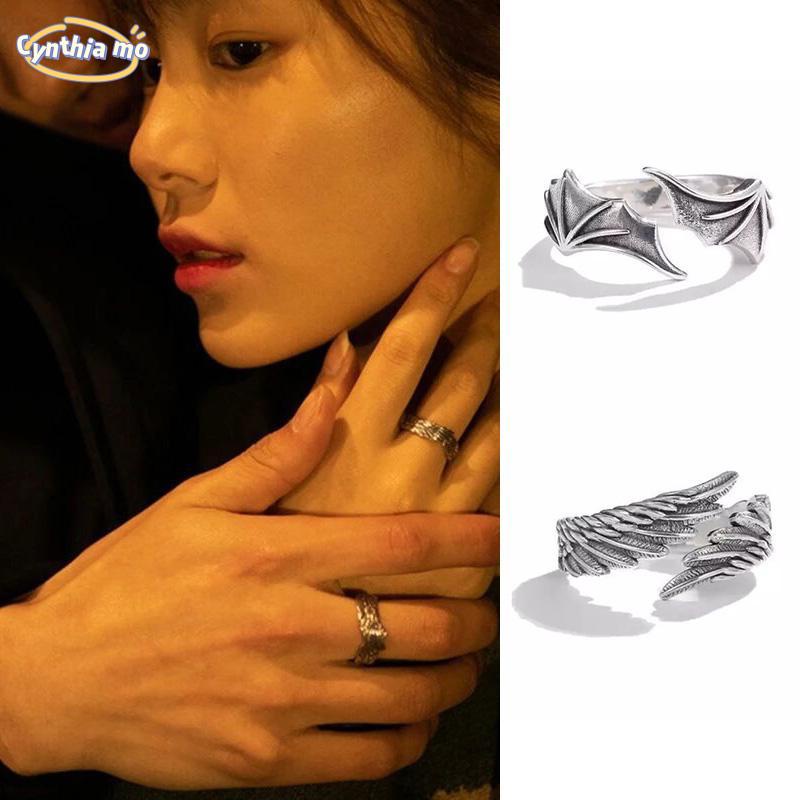 Niche Vintage Opening Ring Female Male Couple Ring CM | Shopee Philippines