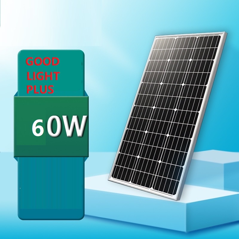 GDPLUS 60W Solar Panel Mono 60 Watt 12 / 18 Volt Pv Solar Module Solar ...