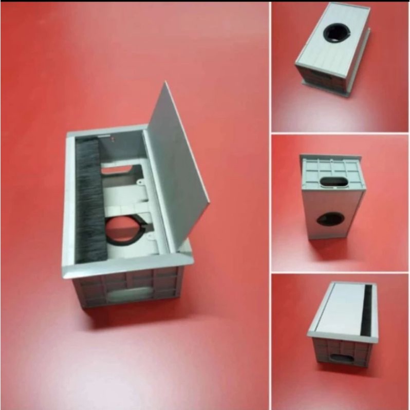 Silver GROMET BOX 2-hole Cable Socket Outlet | Shopee Philippines