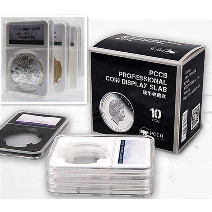 1pc Coin Slab Holders PCCB for Grade NGC PCGS Display Storage Box ...