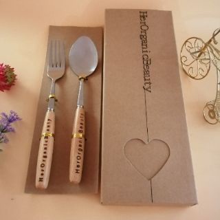 EcoFriendlyStuffs LASER ENGRAVED Personalized Wooden Handled Stainless ...