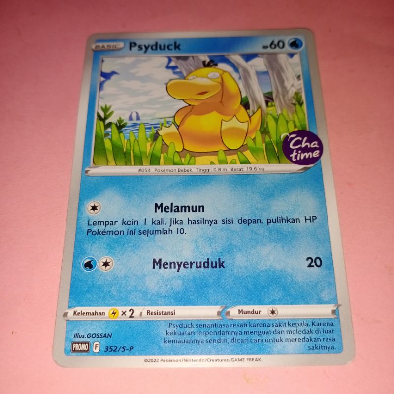 Pokemon Tcg Indonesia X Chatime 1pc Choose Card Snorlax Eevee Psyduck Shopee Philippines