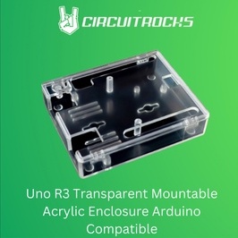 Circuitrocks Uno R3 Transparent Mountable Acrylic Enclosure Arduino Compatible | Shopee Philippines