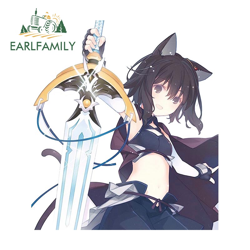 EARLFAMILY 13cm x 11.6cm for Fran Anime Amusing Car Sticker Occlusion ...