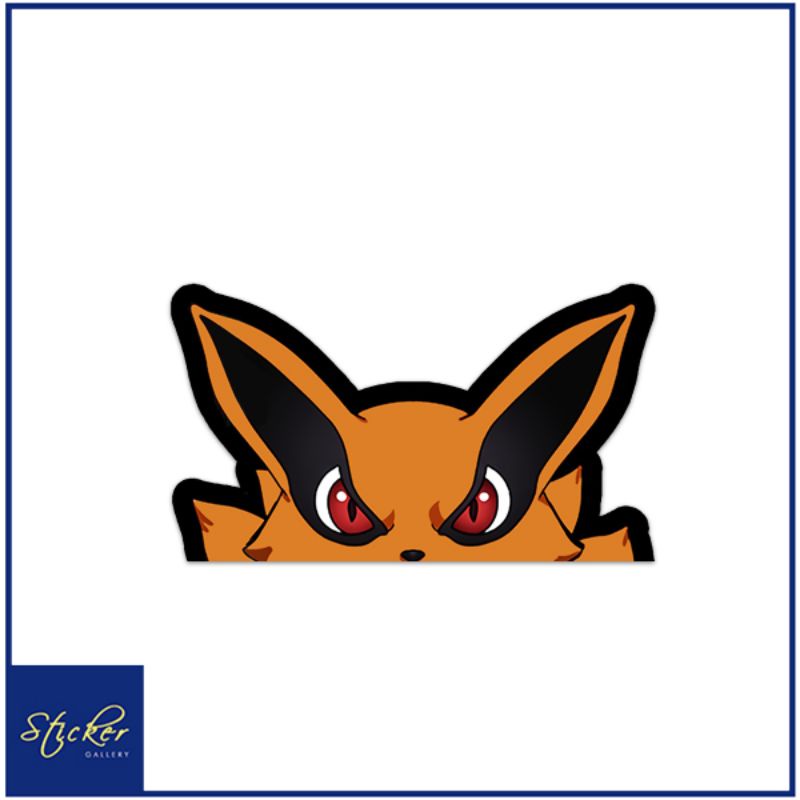 KURAMA NARUTO ANIME PEEKER WATERPROOF STICKER | Shopee Philippines