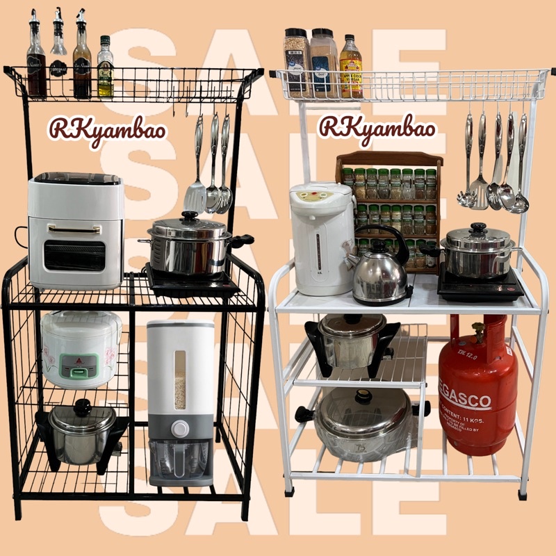 Stove Stand Organizer Rack For Single Double Triple Burner Heavy Duty ...