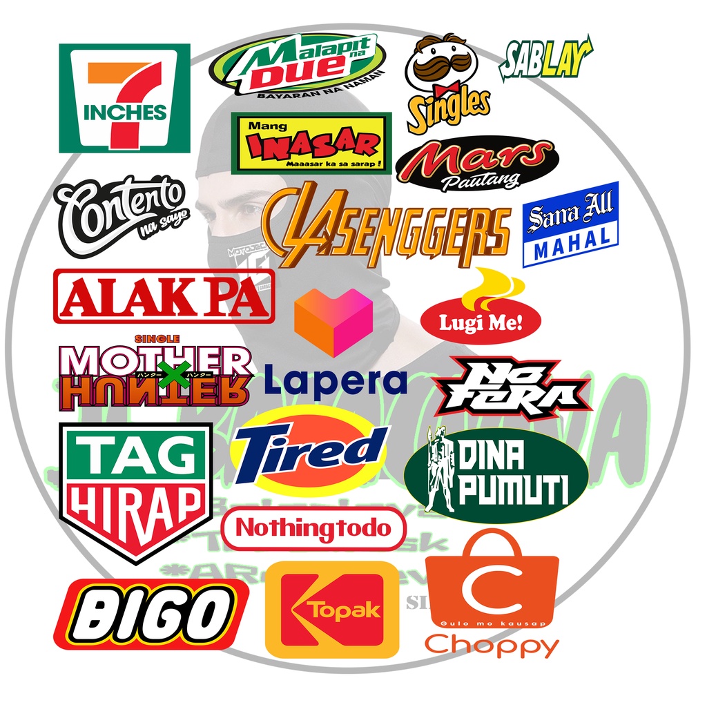 Pinoy Poof Funny Memes High Quality Vinyl Car Motorcycle stickers ...