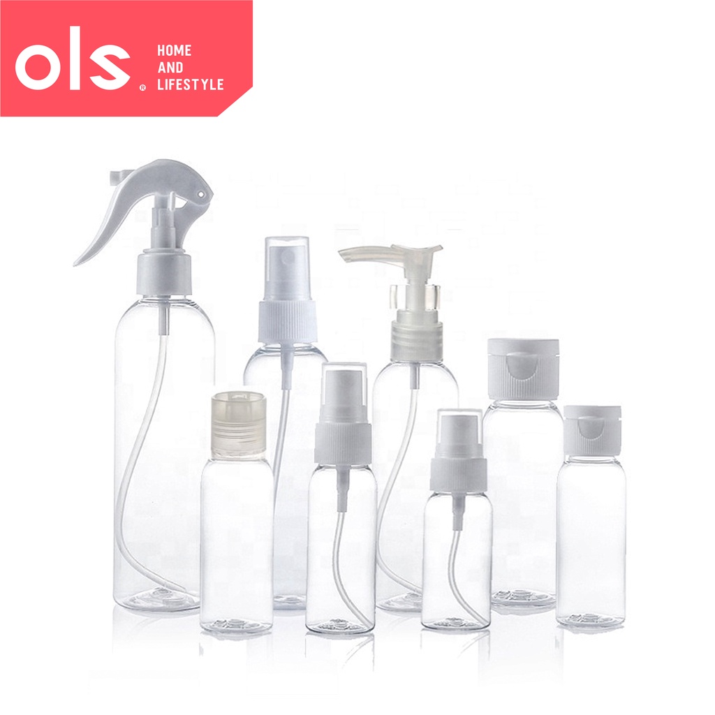 OLS Transparent Trigger Spray Alcohol Spray Perfume Sanitizer Bottle ...