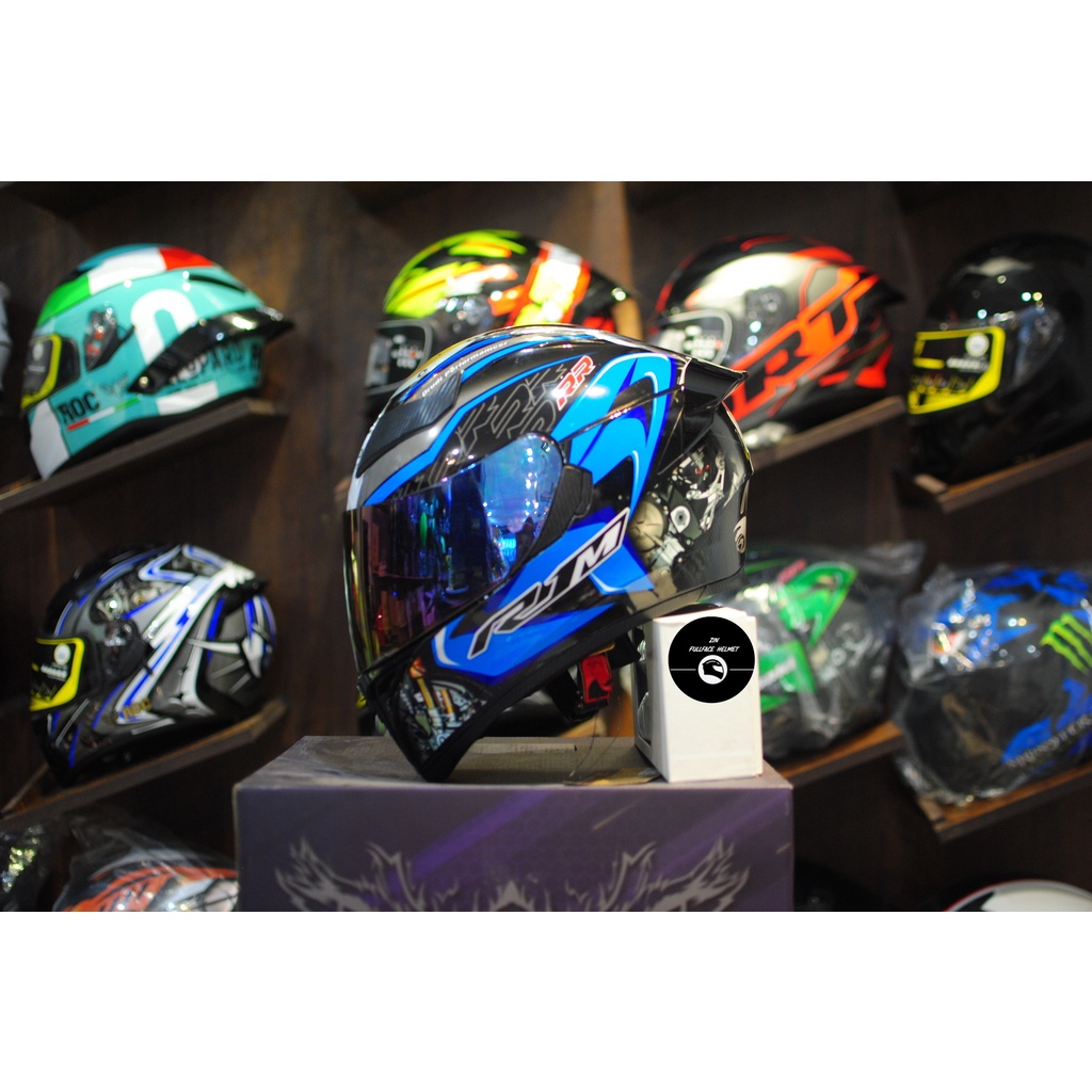 Fullface Royal m138 Yamaha R1m blue V2 helmet | Shopee Philippines
