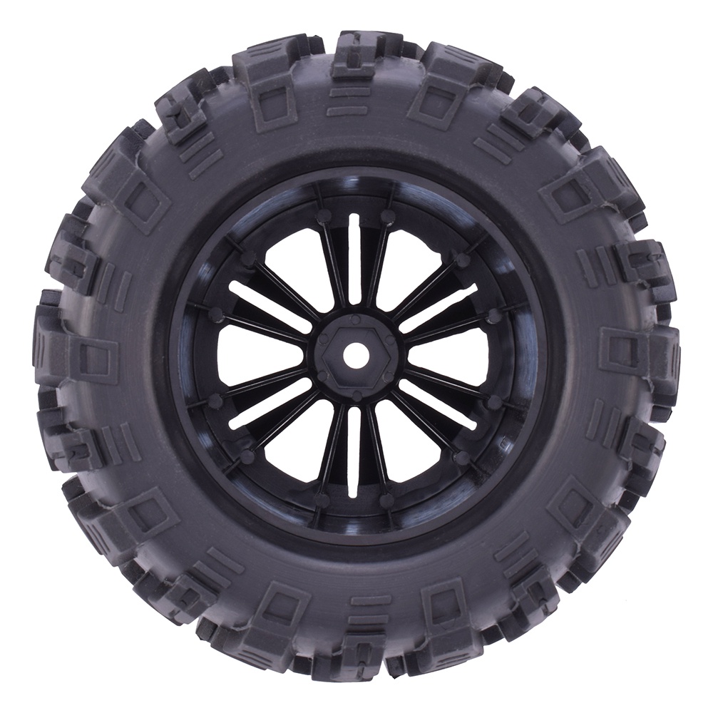 ZD Racing 12mm HEX &125mm Wheels Tires For 1/10 Monster Truck Off Road ...