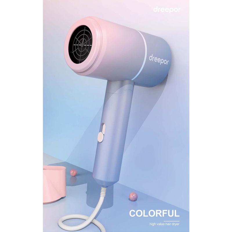 Dreepor Blower Hair Dryer and straightener Foldable Electric Hair ...