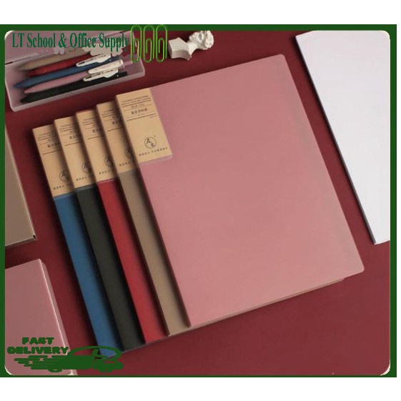 Neja life A4 colored clearbook 10 pockets to 100 pockets | Shopee ...