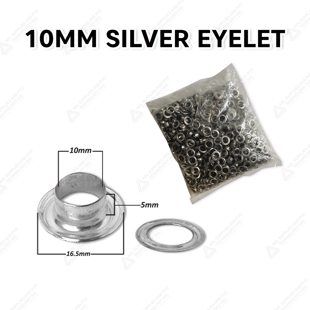 PREMIUM GROMMET EYELET #TARPAULIN EYELET 5MM 10MM 12MM 1,000PCS/PACK ...
