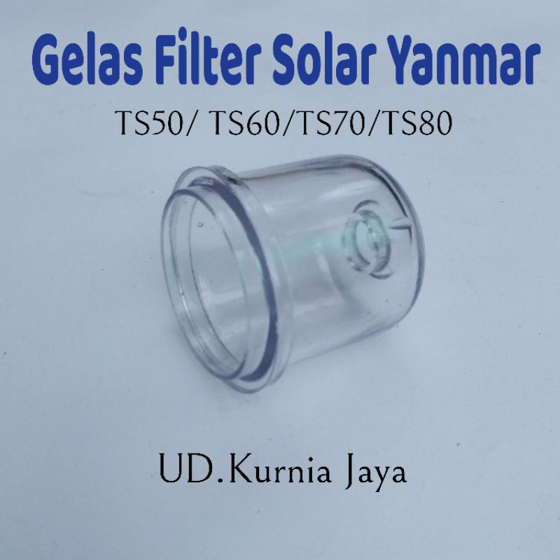 MESIN Ts 50/60/70/80 diesel filter glass yanmar engine diesel filter ...