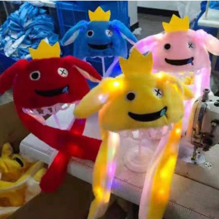 Roblox rainbow friends plush hat with light | Shopee Philippines