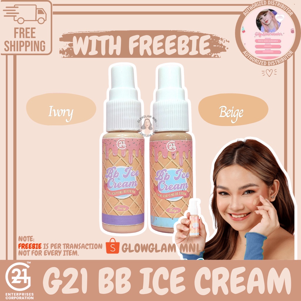 G21 BB Ice Cream | BB Cream 2 Shades (WITH FREEBIE) | Shopee Philippines