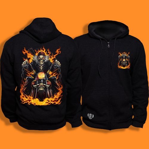 Distro Zipper Hoodie with Men's Motif | Shopee Philippines