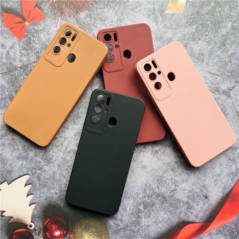 Tecno Pova Neo LE6 6.82" Case Candy Color Matte Soft TPU Pro Camera ...