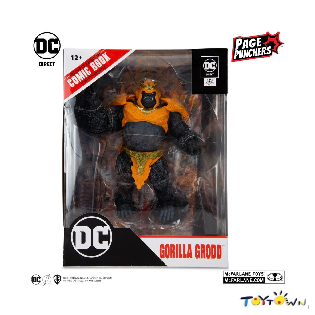 Mcfarlane Toys DC Direct With Comic: The Flash Comic - Gorilla Grodd ...