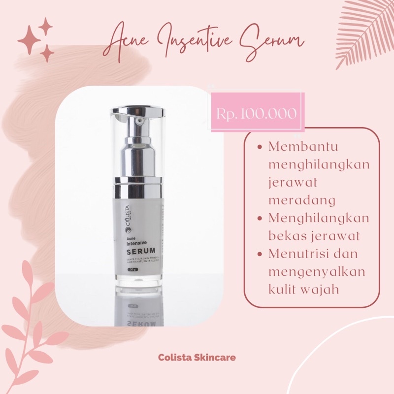 Acne Intensive serum Colista Skin care (acne serum) | Shopee Philippines