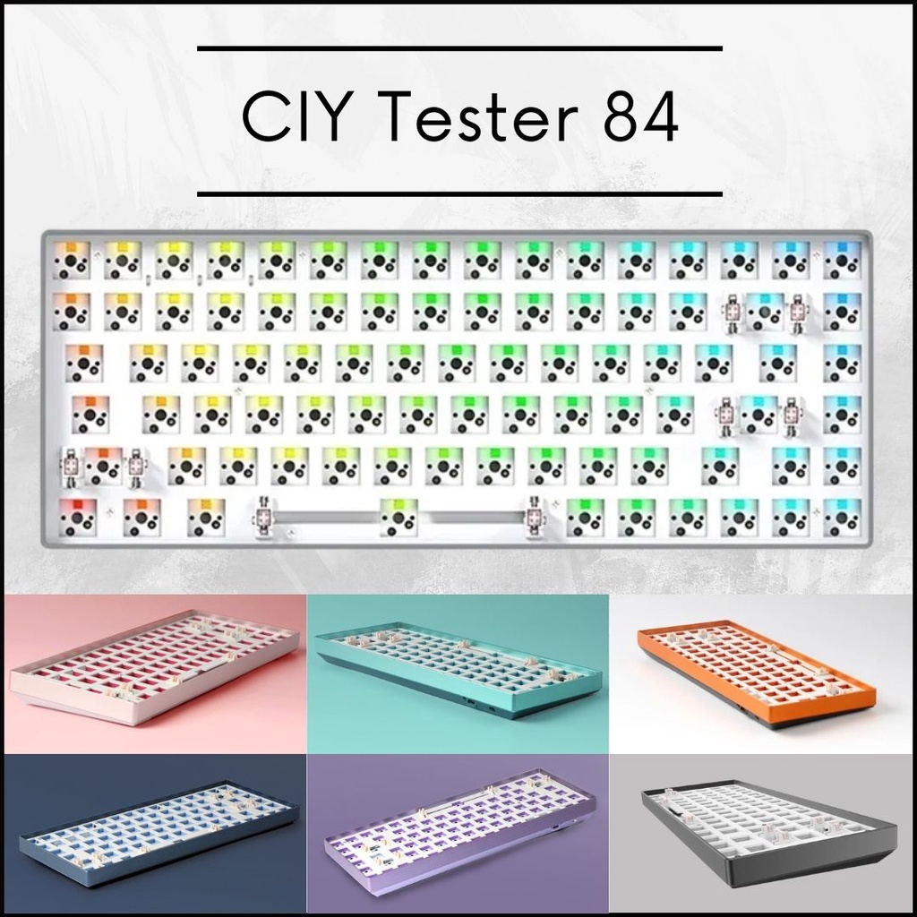 CIY Tester 84 Hotswappable Mechanical Keyboard 75% Keebs Project ...