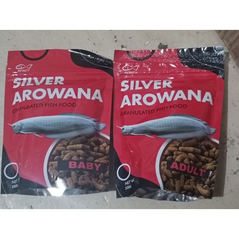 Infinity Silver Arowana Granulated Fish Food 100g | Shopee Philippines