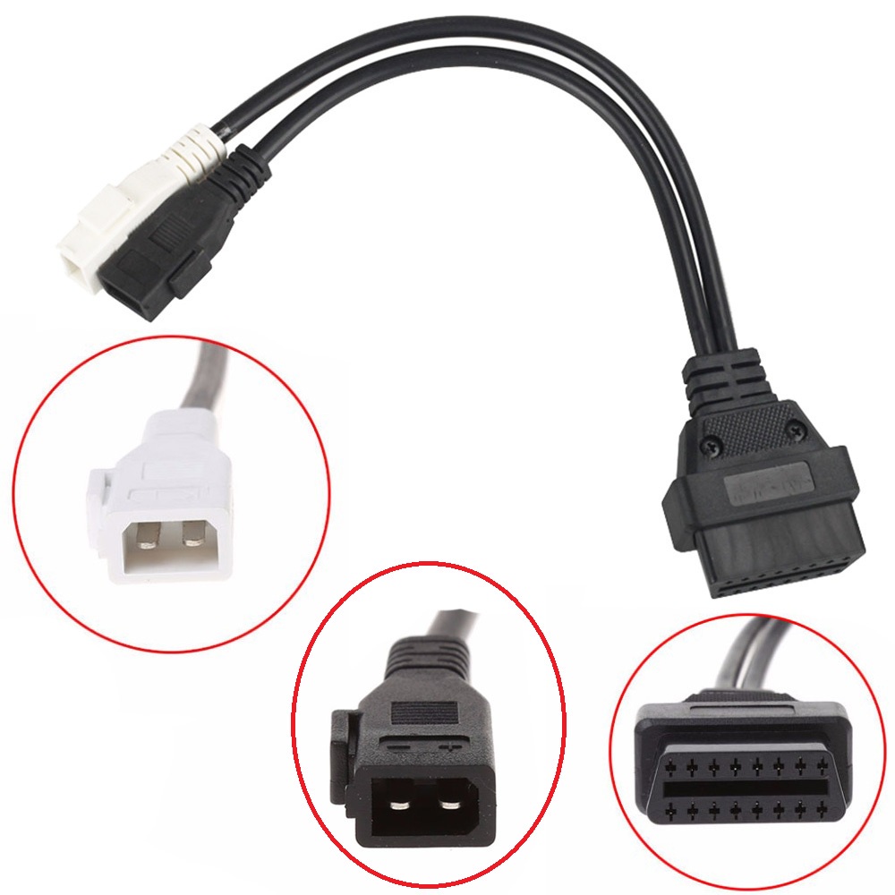 2X2 OBD1 Scanner Car Diagnostic Cable 2P+2P Fits for Audi 2X2 Pin to ...