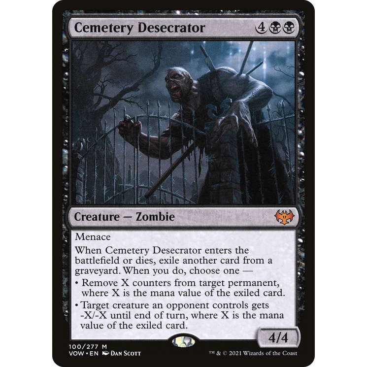 Cemetery Desecrator | [SINGLE][VOW/100_NON-FOIL] - Magic: the Gathering ...