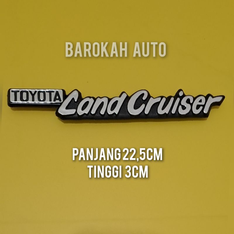 Hartop car landcruiser emblem | Shopee Philippines
