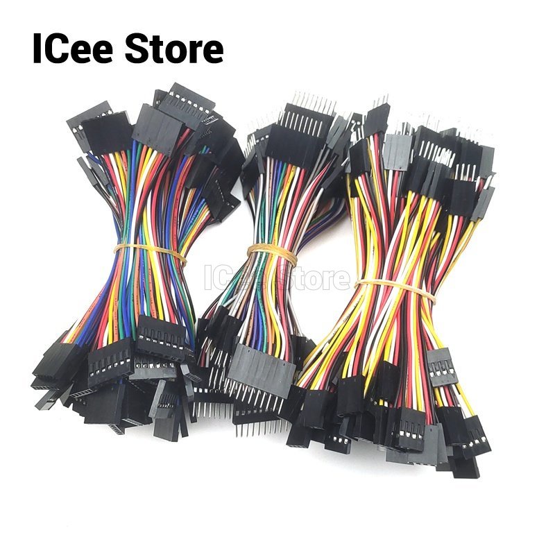 10Pcs Dupont Line Pitch 2.54mm 10cm 20cm Male Female 2Pin 3Pin 4Pin ...