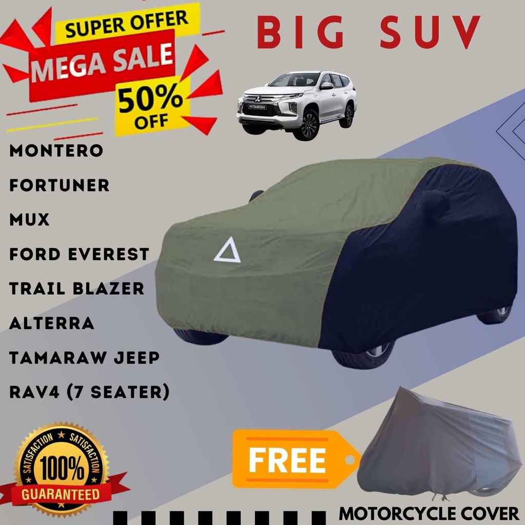 CAR COVER FORTUNER * MUX * EVEREST * BIG SUV * WATER REPELLANT WITH ...