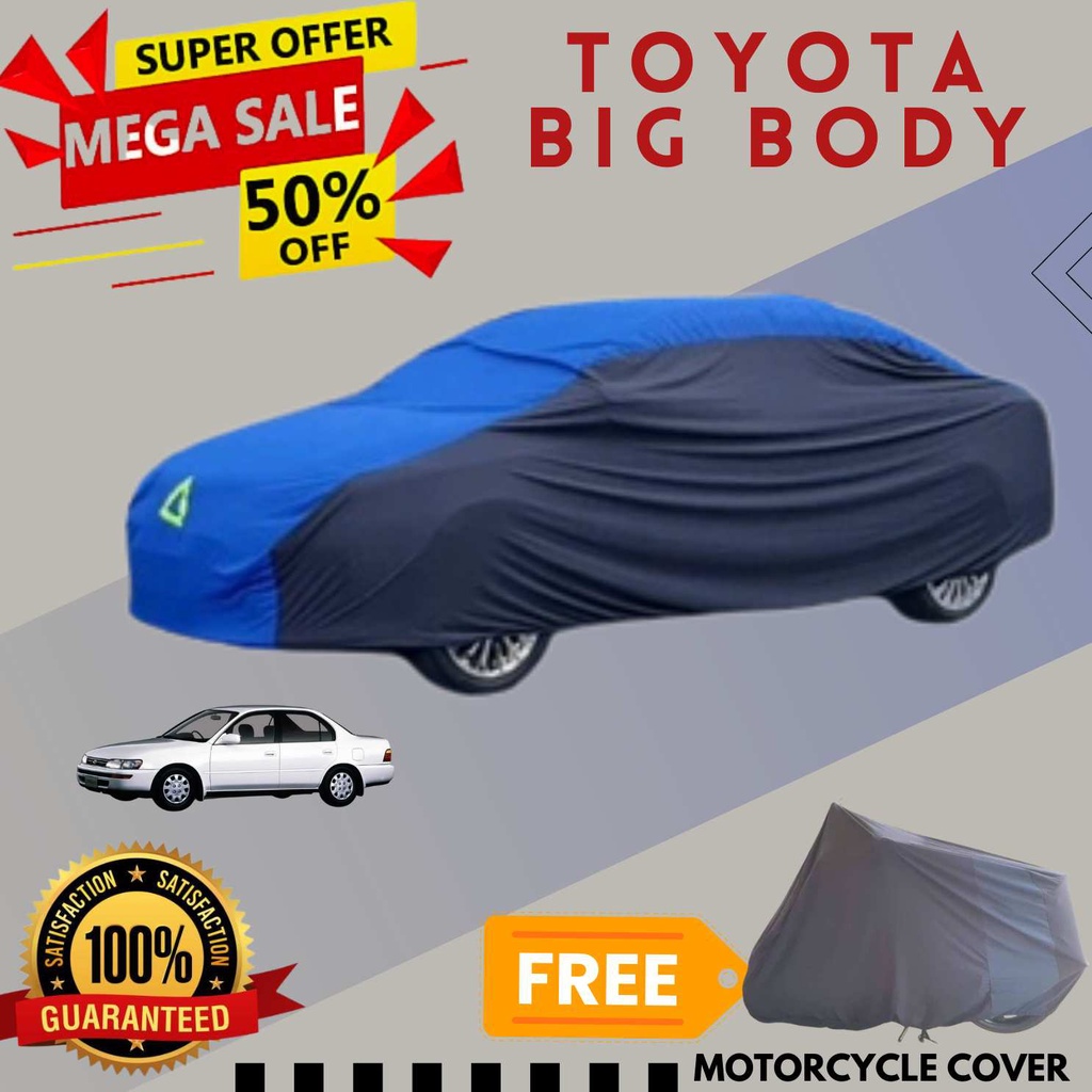 TOYOTA BIG BODY HIGH QUALITY CAR COVER WATER REPELLANT AND DUST PROOF ...
