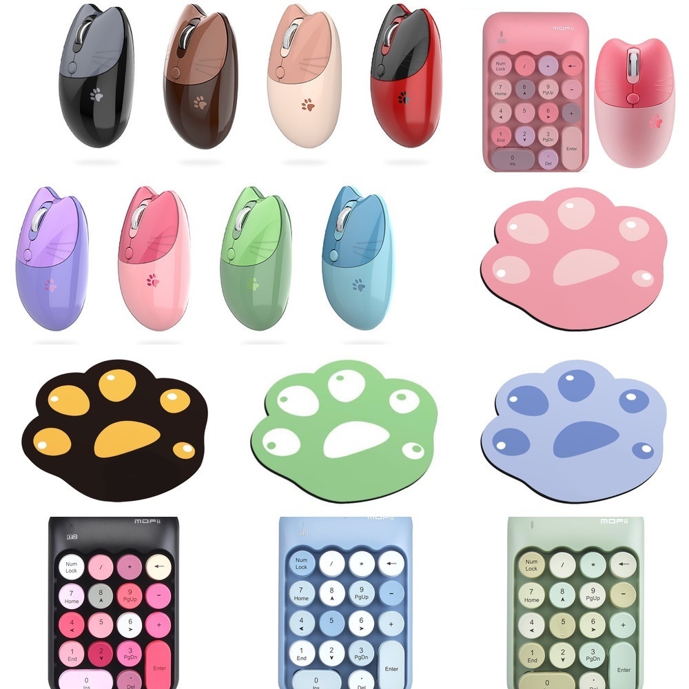 Ergonomic USB Optical Numeric Keypad Wireless Number Pad Silent 2.4Ghz ...