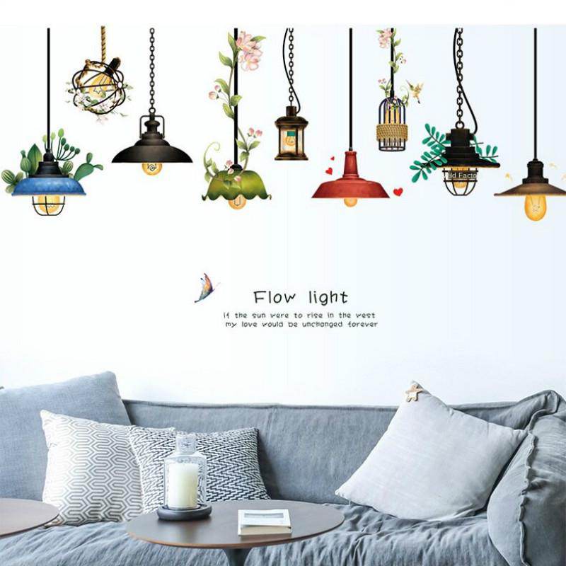 DIY Chandelier lamp Wall Sticker Decal Mural Room Decor | Shopee ...