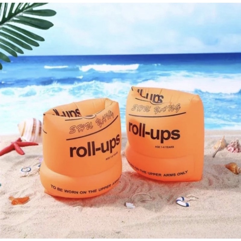 INFLATABLE ARM FLOATER ROLL UP BAND | Shopee Philippines